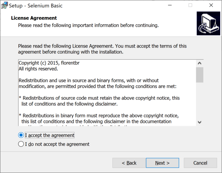 SeleniumBasic インストール | Programan