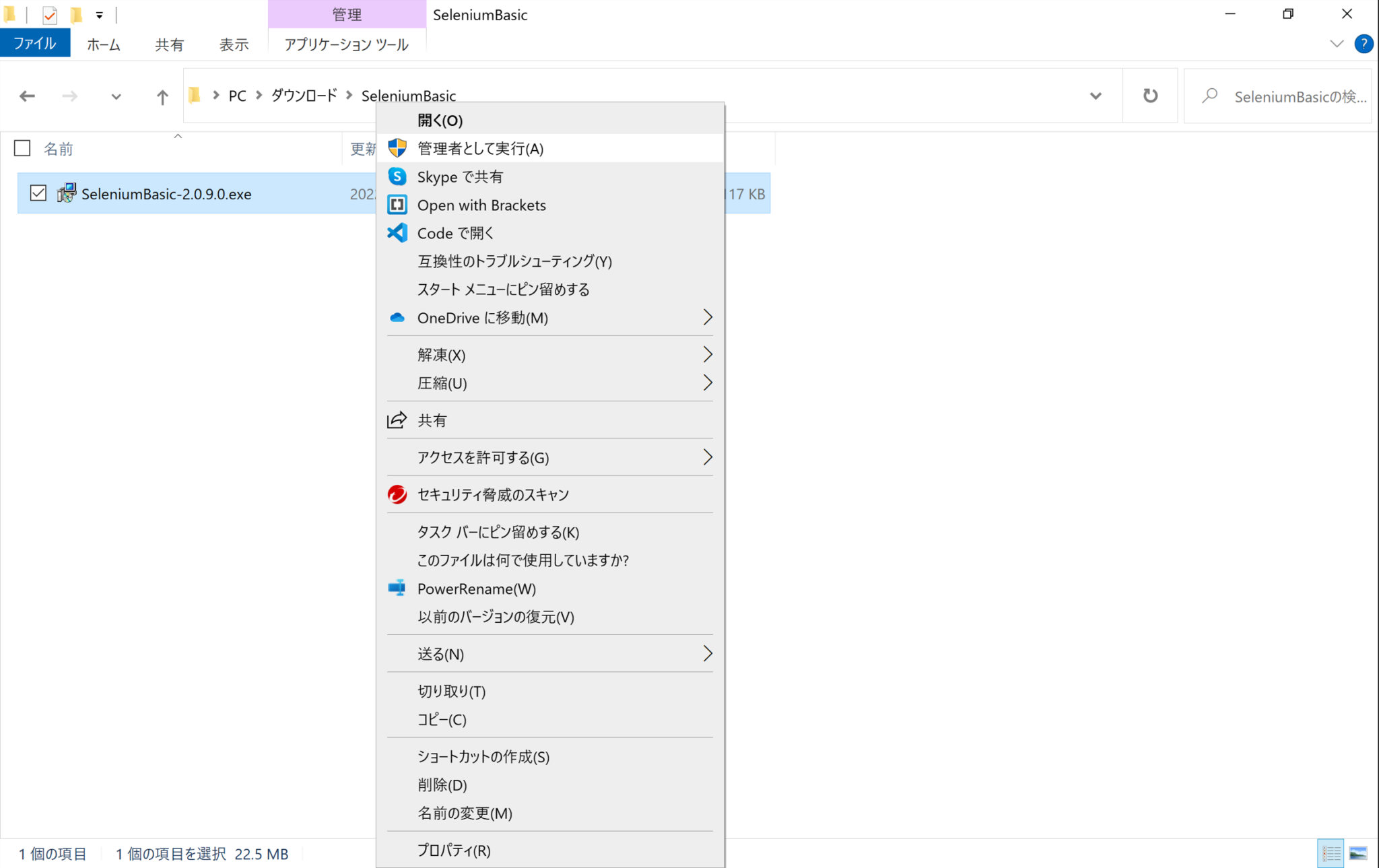 Seleniumbasicの操作(基礎編)第1回:seleniumbasic インストール Programan