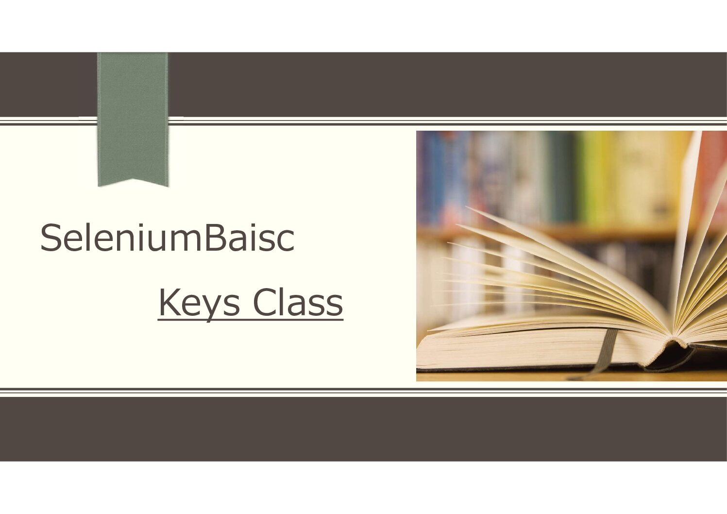 SeleniumBasic KeysClass 特殊キーのキーボード操作 | Programan